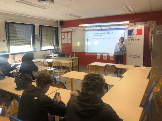 Intervention CFA le Corbusier à Illkirch-Grafenstaden | Motard et ...